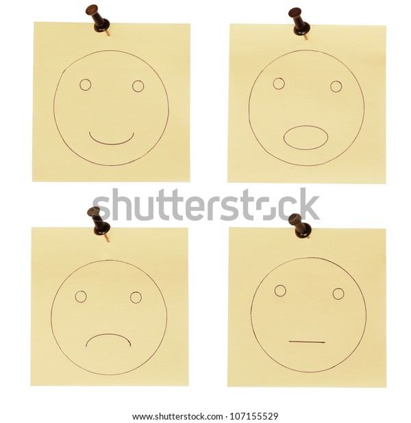 Collection Various Note Papers Push Pins Stock Photo 107155529 ... Collection Various Note Papers Push Pins Stock Photo 107155529 ...