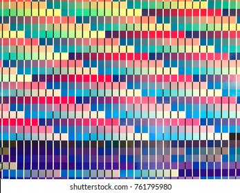 Color Chart Different Square Patterns Multiple Stock Photo 761795980 ...