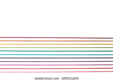 Strings Line Pattern On White Background Stock Photo (Edit Now) 1092096065
