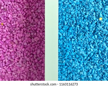 Colored Aggregate Stone Texture Background Blue Stock Photo 1163116273 ...