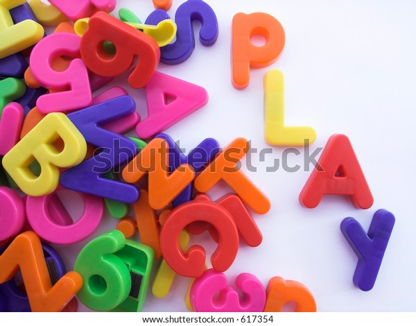 Colored Letters Stock Photo (Edit Now) 617354