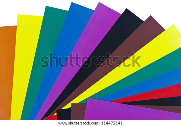 Colored Paper Childrens Creativity Stock Photo (Edit Now) 114472141