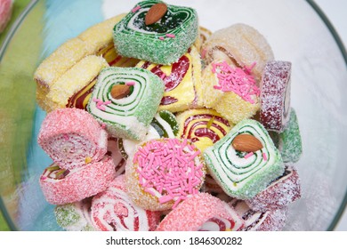 Colorful Array Various Sweets Top View Stock Photo 1846300282 ...