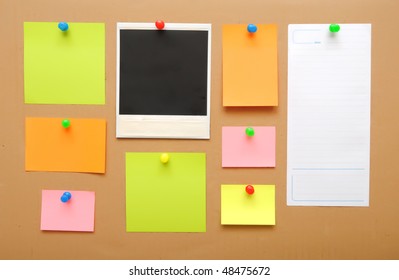 Colorful Empty Notes Photo Frames Over Stock Photo 48475672 | Shutterstock