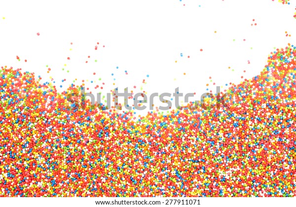 Colorful Rainbow Sprinkles Background Stock Photo 277911071 | Shutterstock
