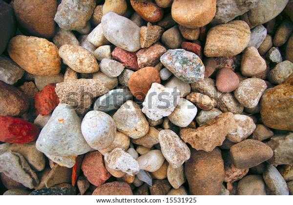 Colorful River Stone Solid Background Stock Photo 15531925 | Shutterstock