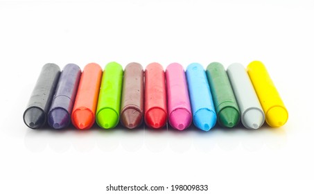 Colorful Wax Crayons Stock Photo 198009833 | Shutterstock
