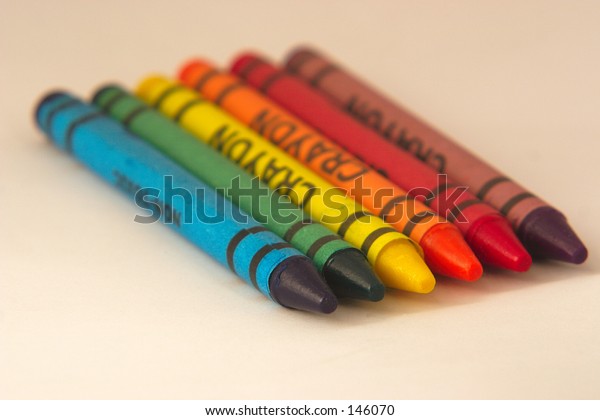 Coloured Wax Crayons Stock Photo 146070 | Shutterstock