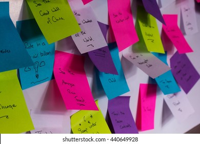 Colourful Sticky Notes Things Do Stock Photo (Edit Now) 440649946