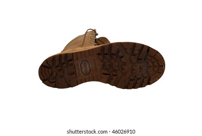 Combat Boot Viewed Bottom Stock Photo (Edit Now) 46026910