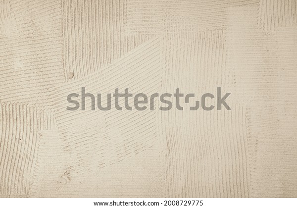 Combing Pattern Sand Mortar Texture Background Stock Photo 2008729775 ...