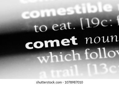 Comet Word Dictionary Comet Concept Stock Photo 1078987010 | Shutterstock