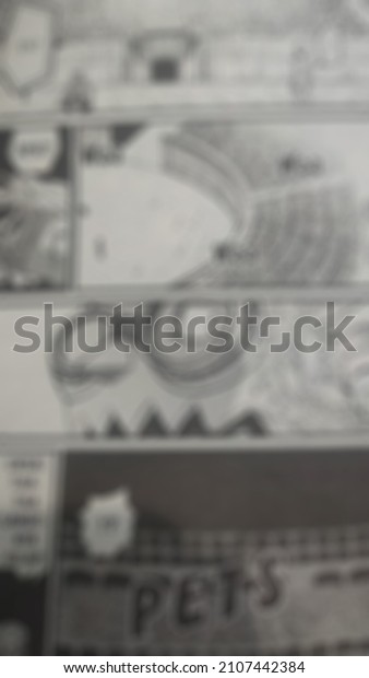 Comic Background Full Blur Stock Photo 2107442384 | Shutterstock