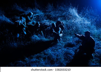Commandos Group Army Special Operations Tactical Stock Photo 1582033210 ...