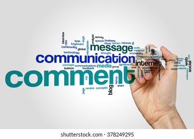 Comment Word Cloud Stock Photo 378249295 | Shutterstock