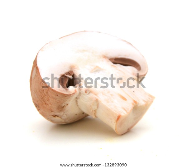Common Mushroom Slice Stock Photo 132893090 | Shutterstock