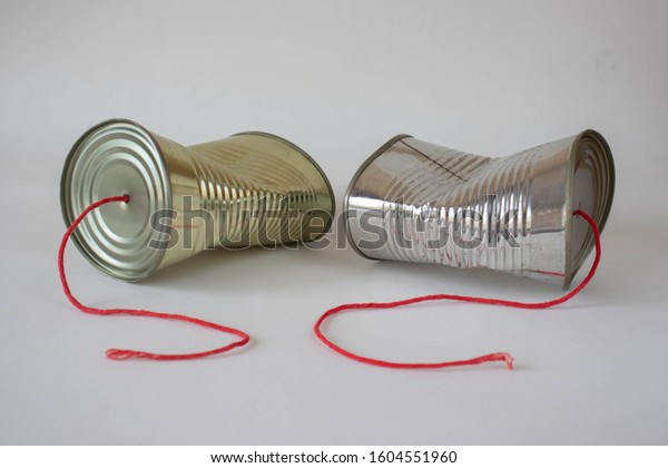 Communication Breakdown Concept Using Tin Can Stock Photo 1604551960 ...