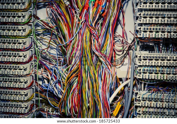 Communication Control Circuit Panel Used Phones Stock Photo (Edit Now ...