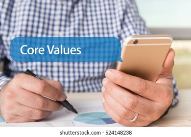 Communication Technology Concept Core Values Word Stock Photo 524148238 ...
