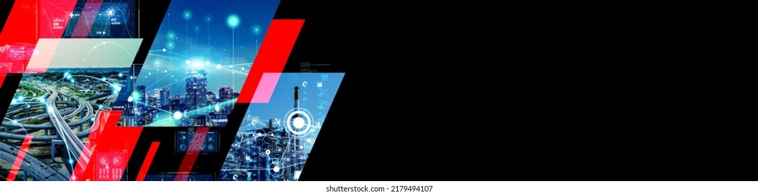 Communication Technology Concept Image Visual Banner Stock Photo ...