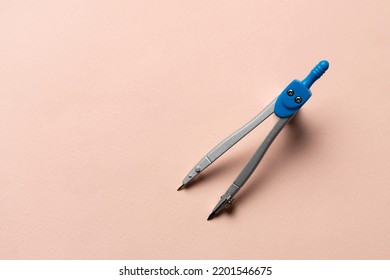 Compass Circle Drawing Toolisolated Geometry School Stock Photo ...