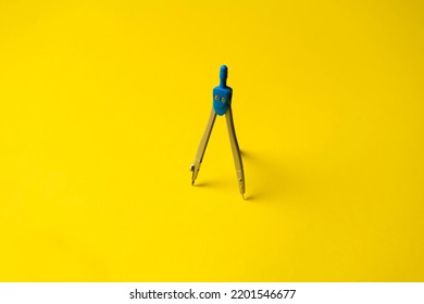Compass Circle Drawing Toolisolated Geometry School Stock Photo ...