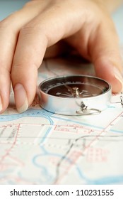 Compass Determine Path Navigation Stock Photo 110231555 | Shutterstock