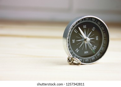 Compass On Table Stock Photo 1257342811 | Shutterstock