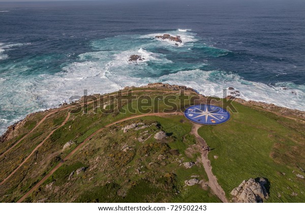 Compass Rose Representing Different Celtic Peoples Stock Photo ...