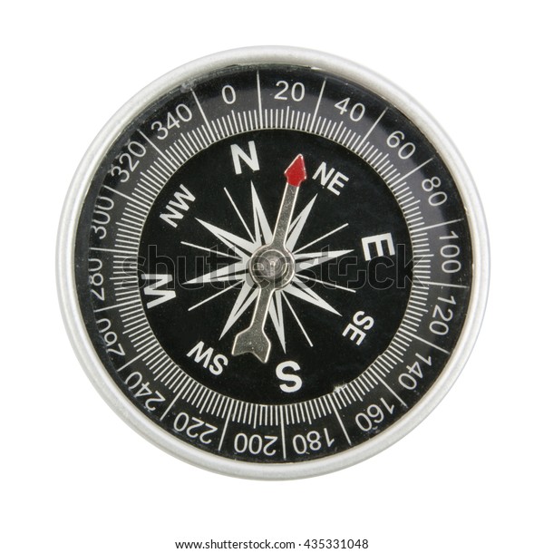 Compass Top View Isolated Stock Photo (Edit Now) 435331048