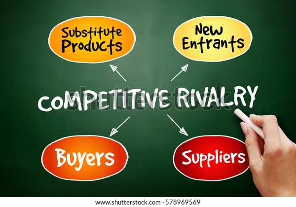 Competitive Rivalry Porter Five Forces Business Stock Photo (Edit Now ...
