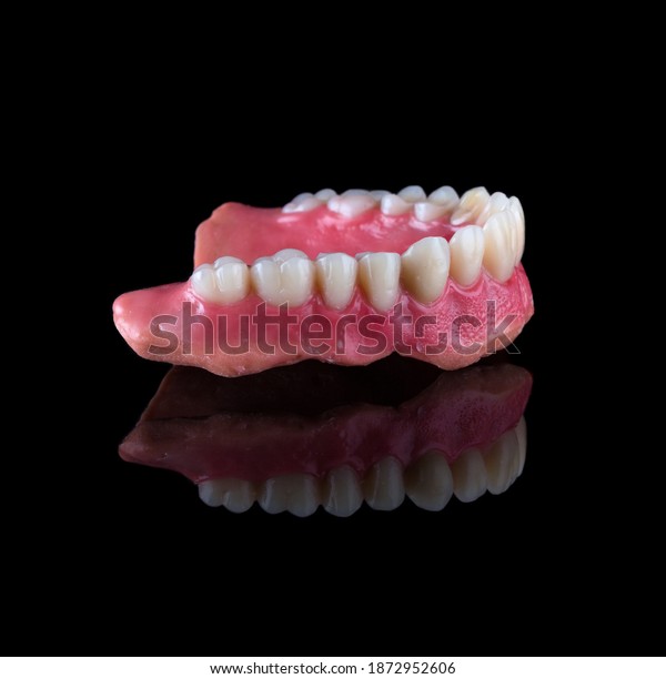 Complete Maxillary Denture Upside Down Waxup Stock Photo 1872952606 ...