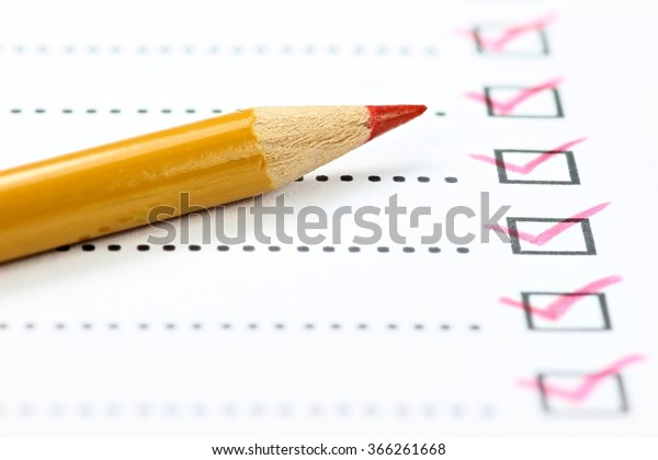 Completed Checklist Stock Photo (Edit Now) 366261668