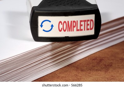 Completed Stamp Papers Stock Photo 566285 | Shutterstock