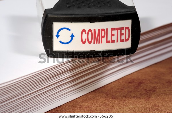 Completed Stamp Papers Stock Photo 566285 | Shutterstock