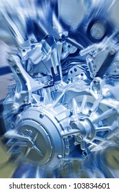 Complex Engine Modern Car Interior View Stock Photo 103834601 ...
