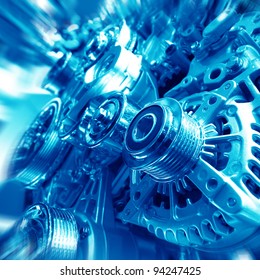 Complex Engine Modern Car Interior View Stock Photo 94247425 | Shutterstock