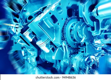 Car Engine Stock Photo (Edit Now) 91158758