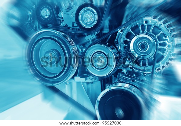 Complex Engine Modern Car Interior View Stock Photo 95527030 | Shutterstock