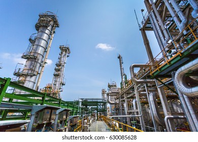 Complex Engineering Structure Oil Petroleum Chemical Stock Photo (Edit ...
