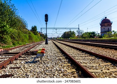 Complex Railway Junction Confusing Tracks Europe Stock Photo 247083601 ...