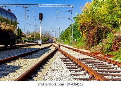 Complex Railway Junction Confusing Tracks Europe Stock Photo 247083601 ...