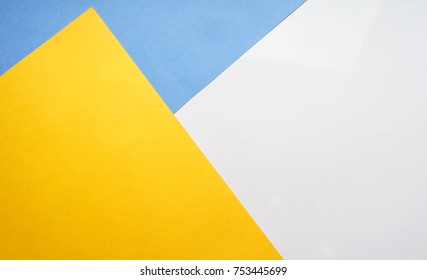 Composition Colored Sheets Paper Geometric Background Stock Photo (Edit ...