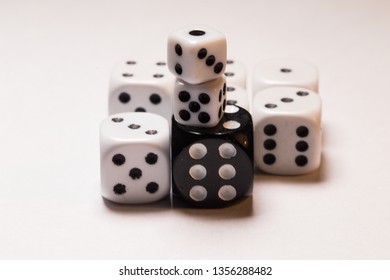 Playing Dice Highest Possible Number Points: стоковая фотография ...