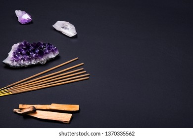 Composition Esoteric Objects Used Healing Meditation Stock Photo ...