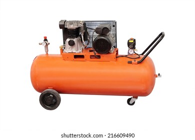 Compressor Isolated Under White Background Stock Photo 216609490 ...