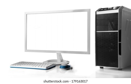 Blank Drawing Screen Pen On White Stock Illustration 614941277 ...