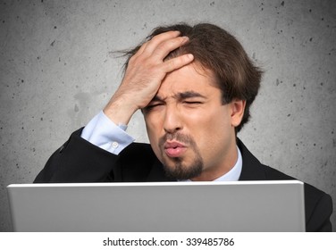Computer Frustration Problems Stock Photo (Edit Now) 270056591