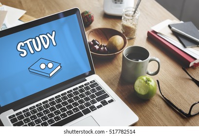 Computer Academics Study Knowledge Concept Stock Photo 517782514 ...