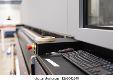 Computer Aided Printing Process Advanced Technology 스톡 사진 1268041840 ...